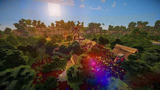 Sunset Valley | Minecraft Survival Gamea Map Minecraft Map