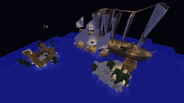 Nile Delta: A River Battle Ground Minecraft Map