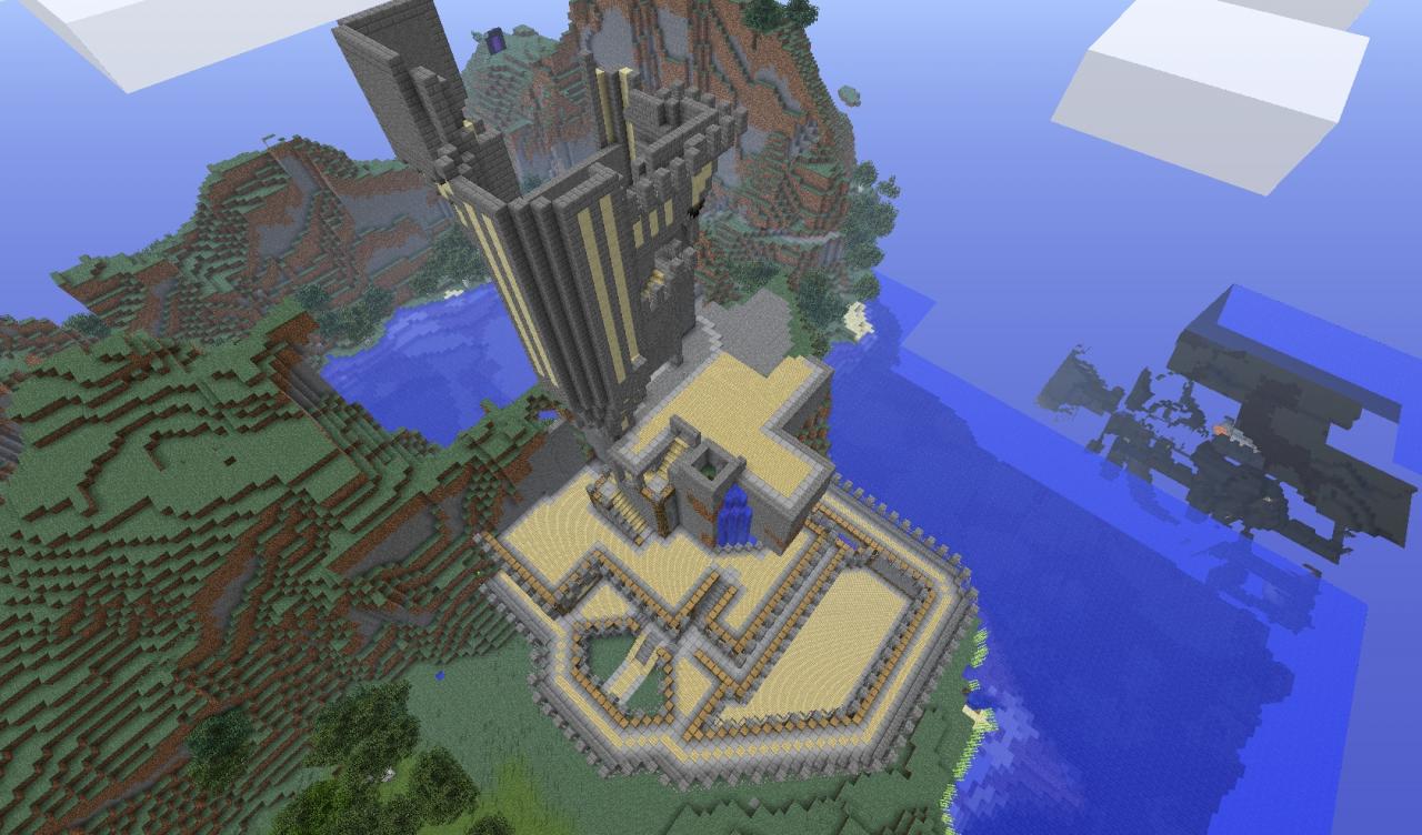 Fallen Kingdom castle Minecraft Map