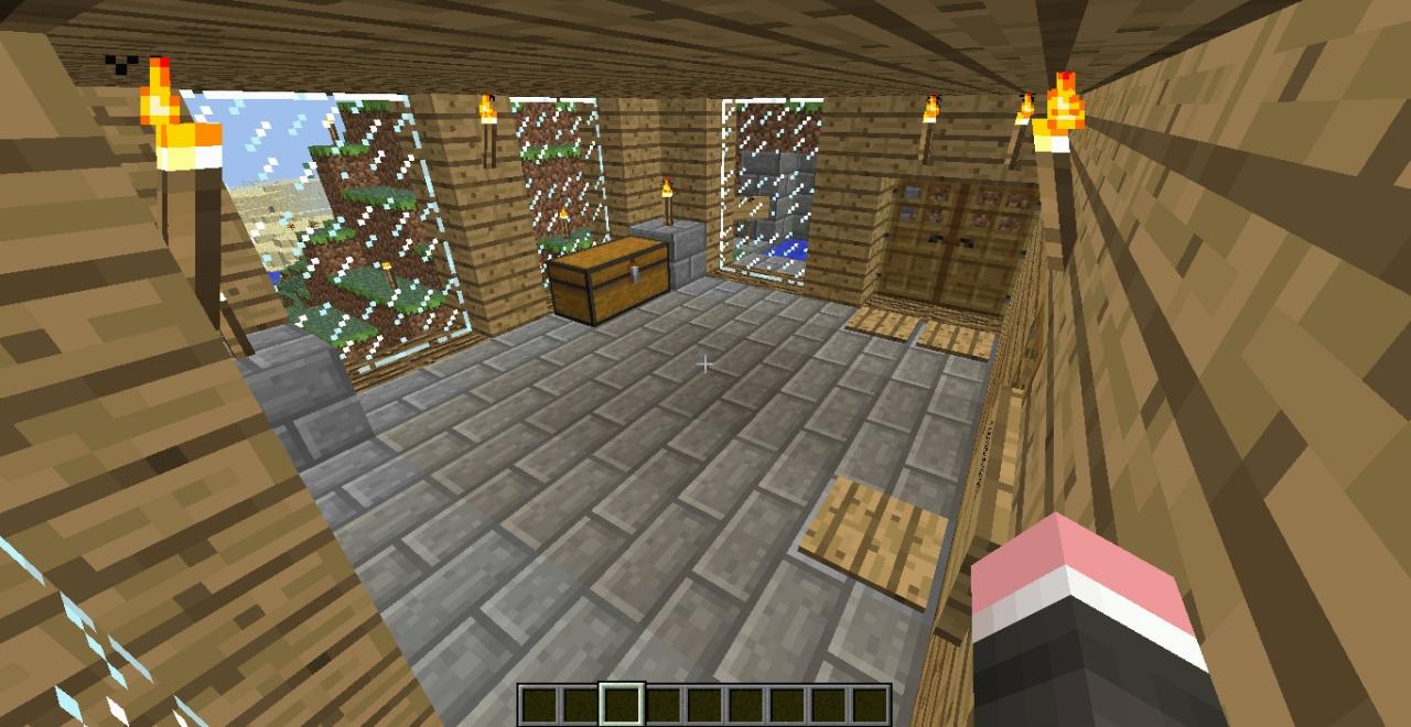 Hill Side House Minecraft Map