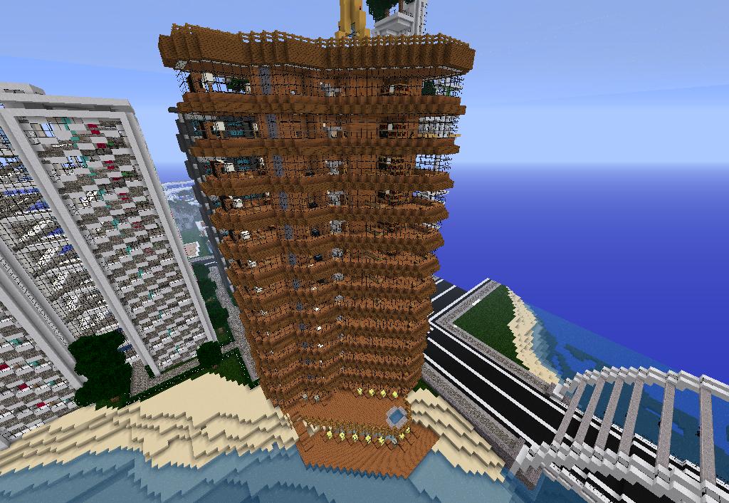 Eguzkia - A Modern Sky Scraper By EMS49 Minecraft Map