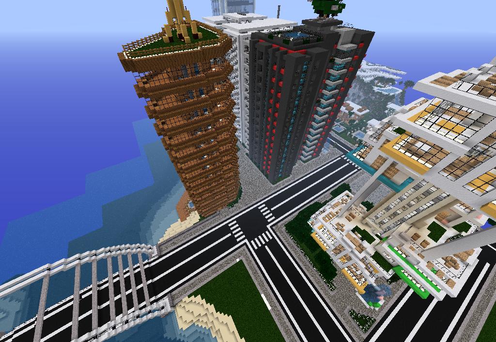 Eguzkia - A Modern Sky Scraper By EMS49 Minecraft Map