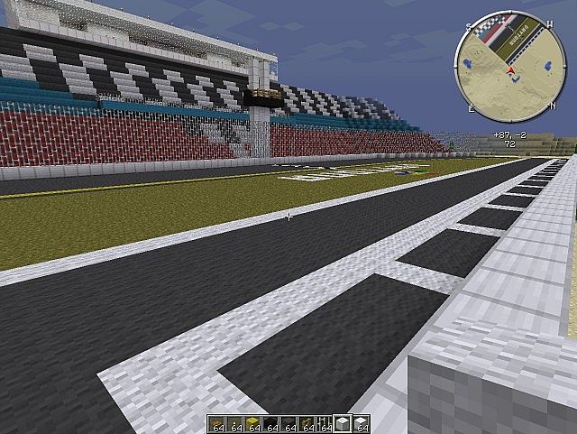 Daytona International speedway Minecraft Map