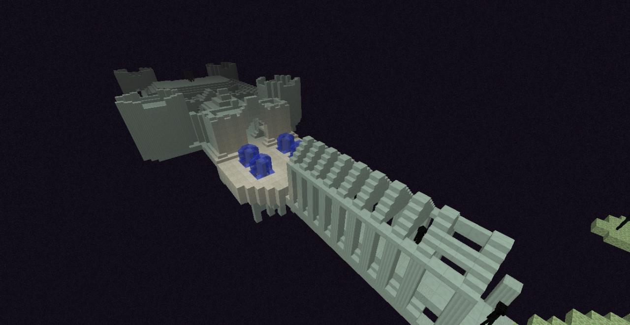 Quartz temple/castle Minecraft Map