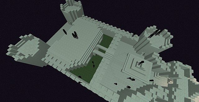 Quartz temple/castle Minecraft Map