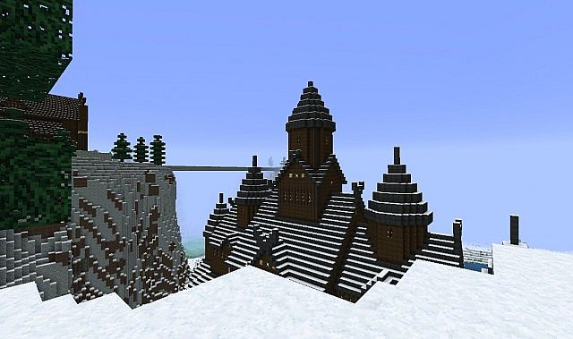 Tveiryr Castle (Norse Fantasy Build) Minecraft Map