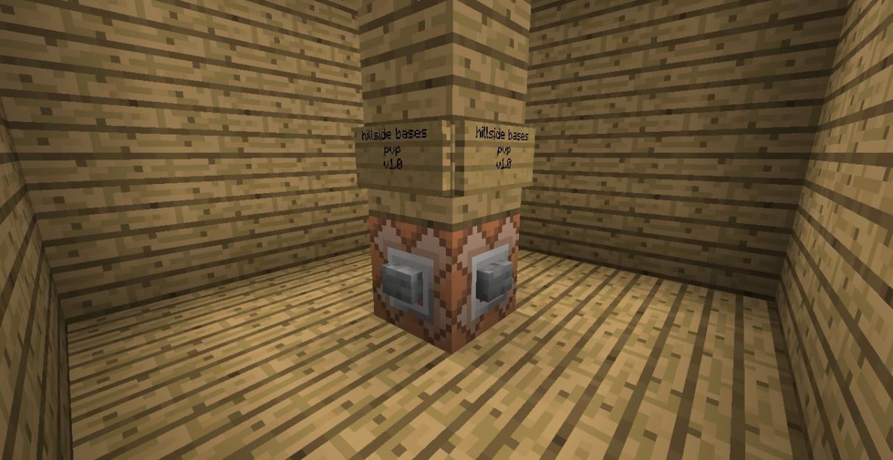 hillside bases Minecraft Map