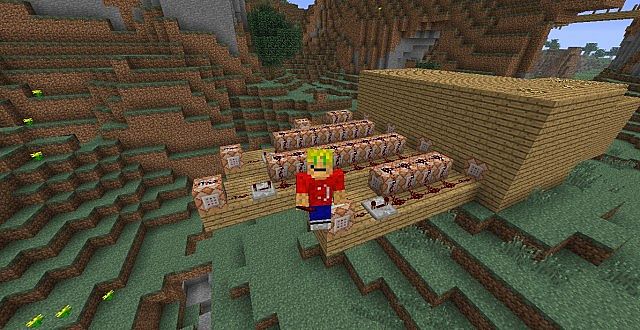 hillside bases Minecraft Map