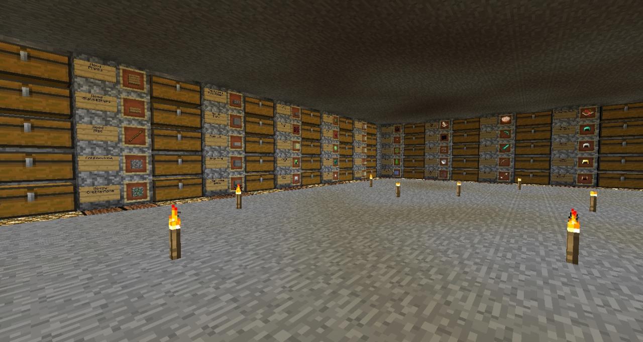 Basement Storage Minecraft Map