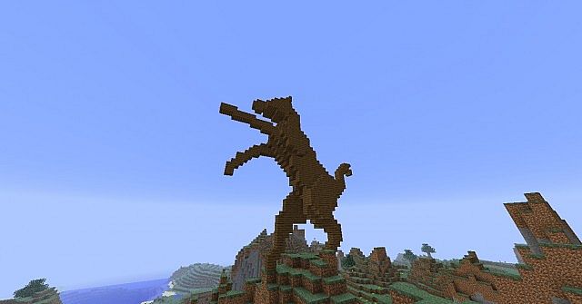 Horse statues | medium sized Minecraft Map
