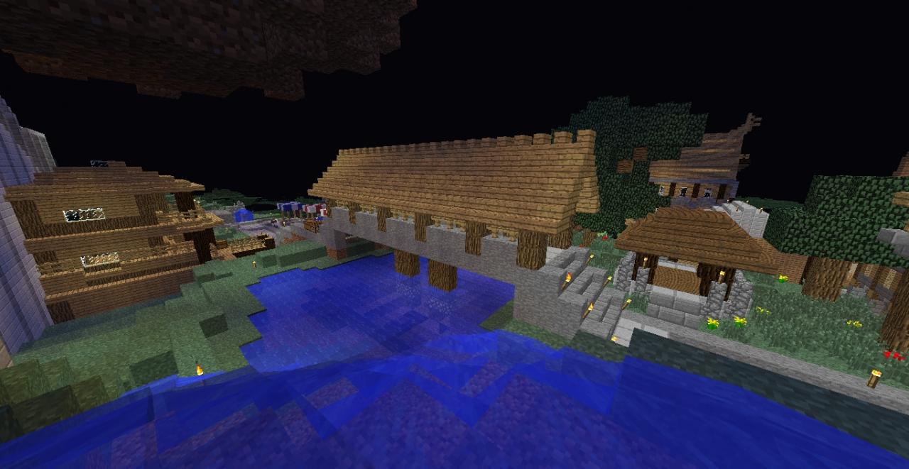 Road Design and Bridge Design Minecraft Map