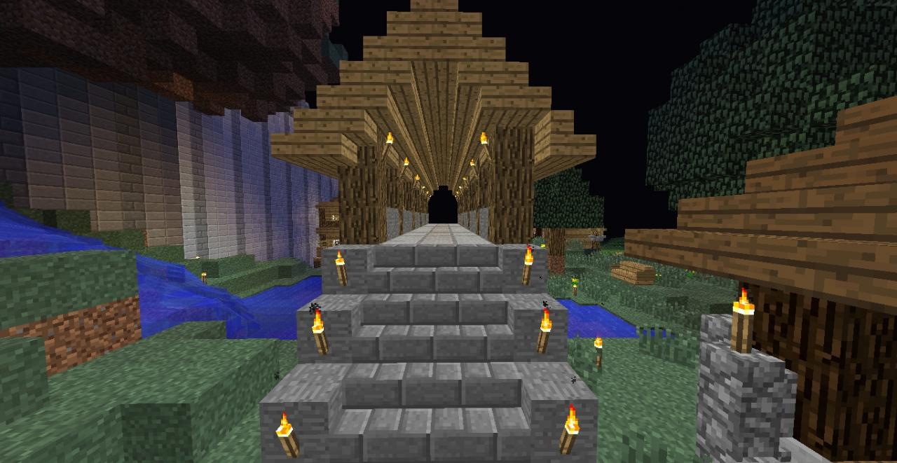 Road Design and Bridge Design Minecraft Map