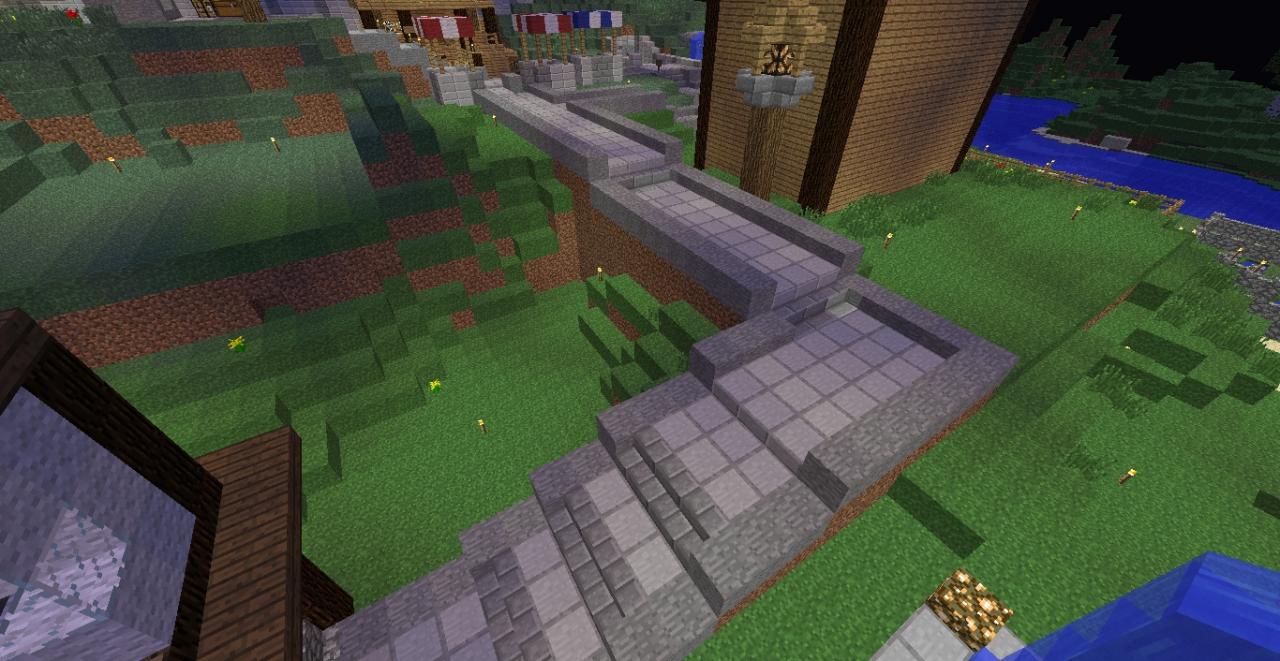 Road Design and Bridge Design Minecraft Map