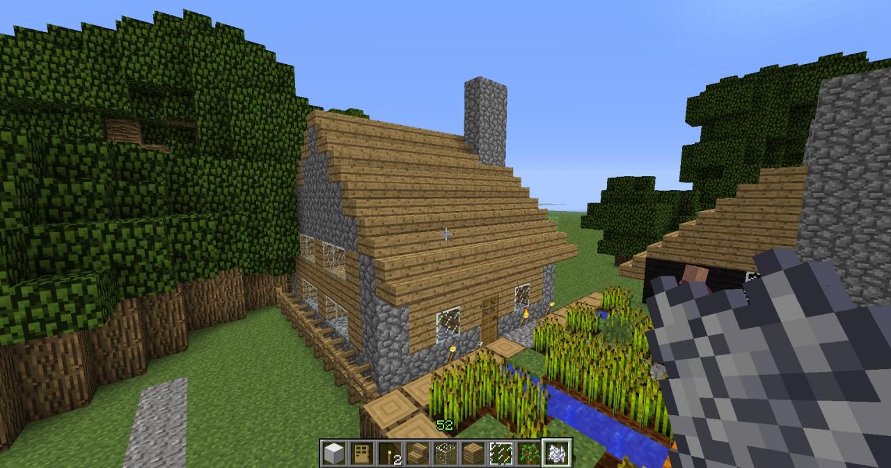 (1.5.2) Npc village improved Minecraft Map