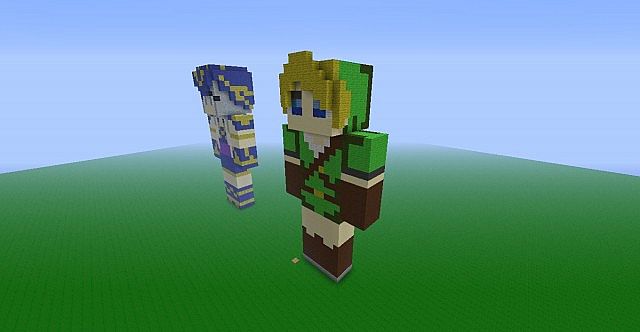 "Link" Statue Minecraft Map