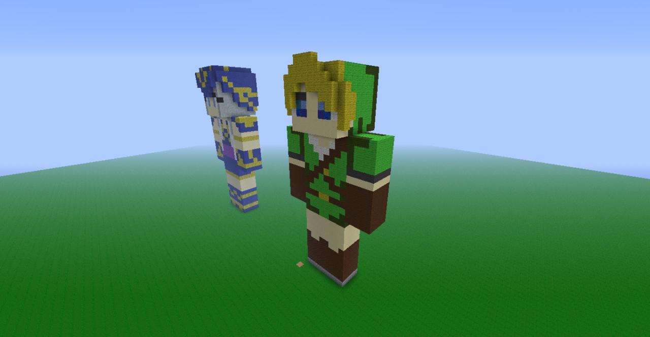"Link" Statue Minecraft Map