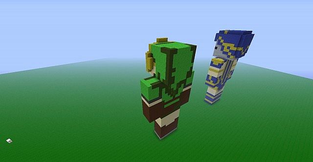 "Link" Statue Minecraft Map