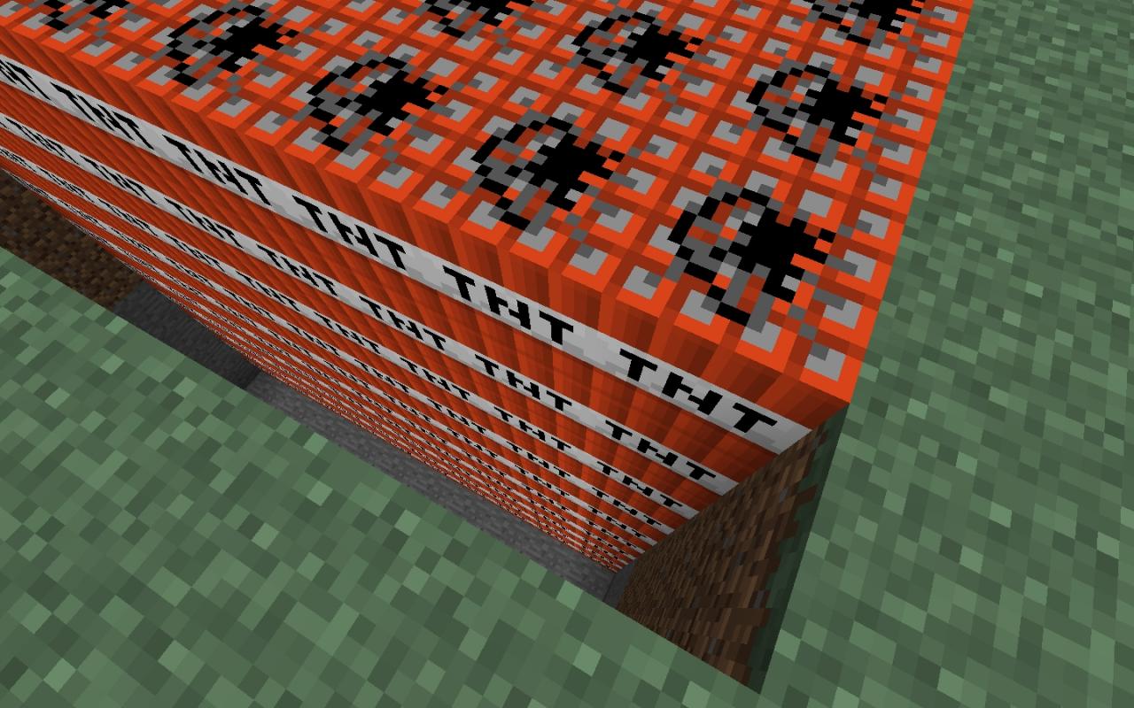 1,000 pieces of TNT Minecraft Map
