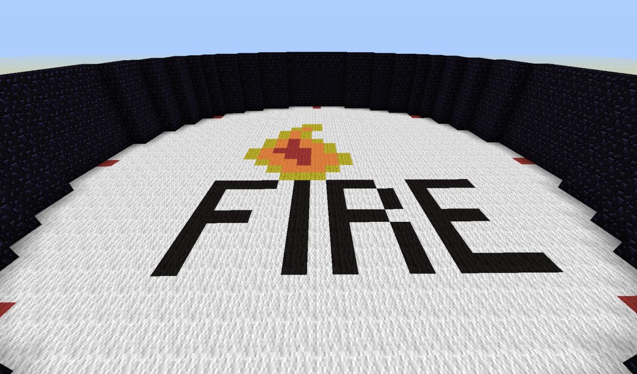 Minecraft minigame: The fire games Minecraft Map