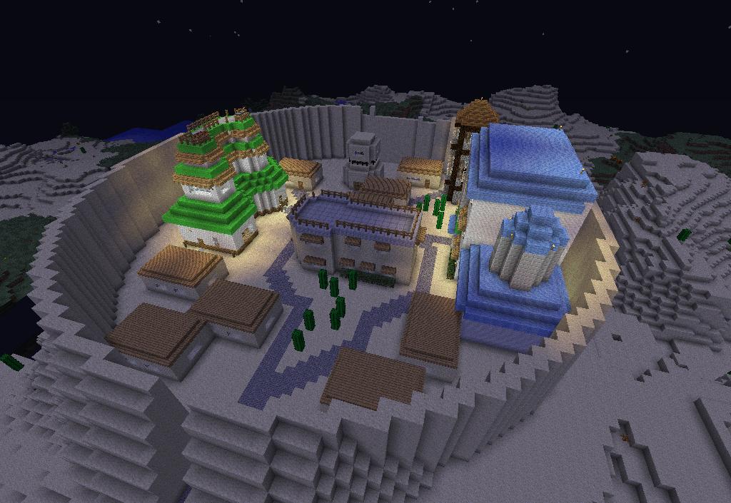 Naruto - a journey to Sasuke Minecraft Map