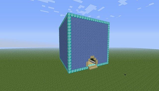 Minecraft dům v bloku - 01 Minecraft Map