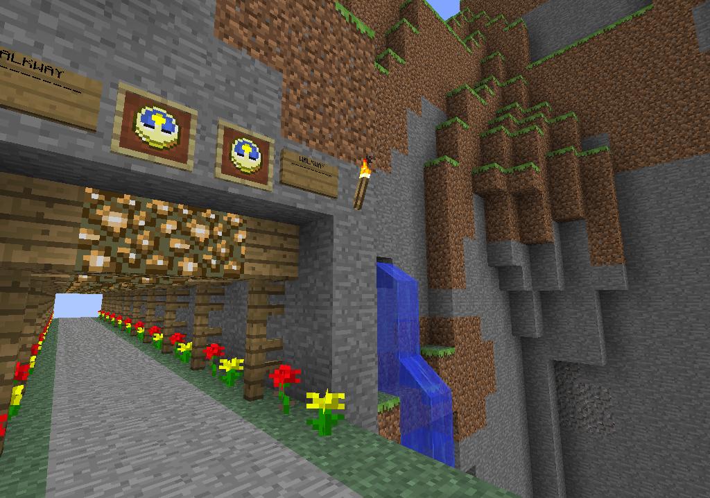 Mountain Tunnel Minecraft Map