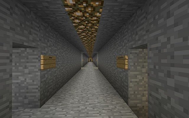 underground bunker Minecraft Map
