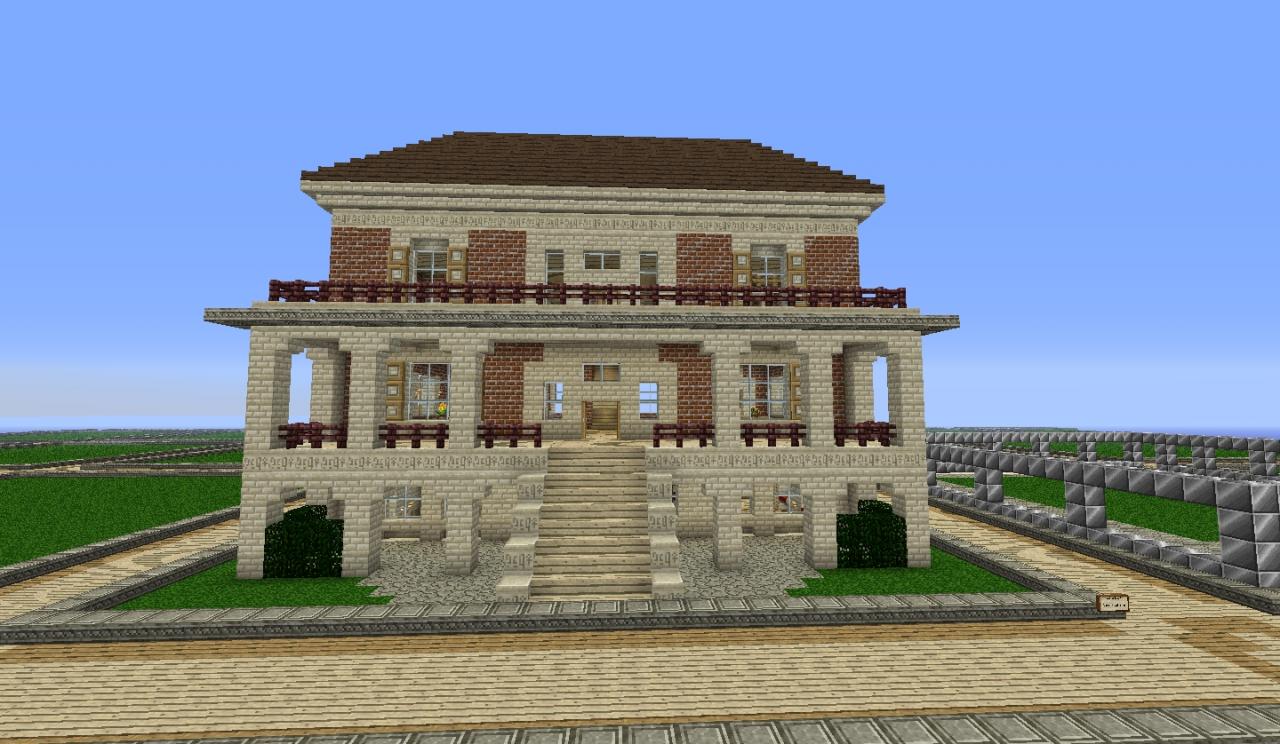 Red Multi-Story Home - Trial Build Minecraft Map