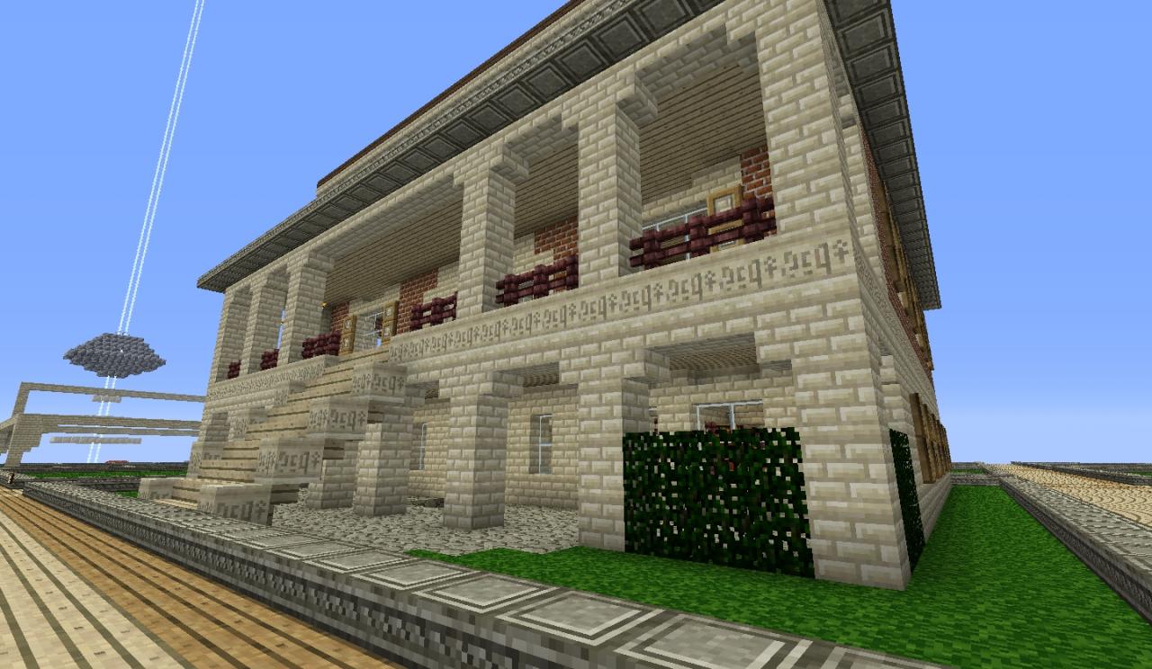 Red Multi-Story Home - Trial Build Minecraft Map