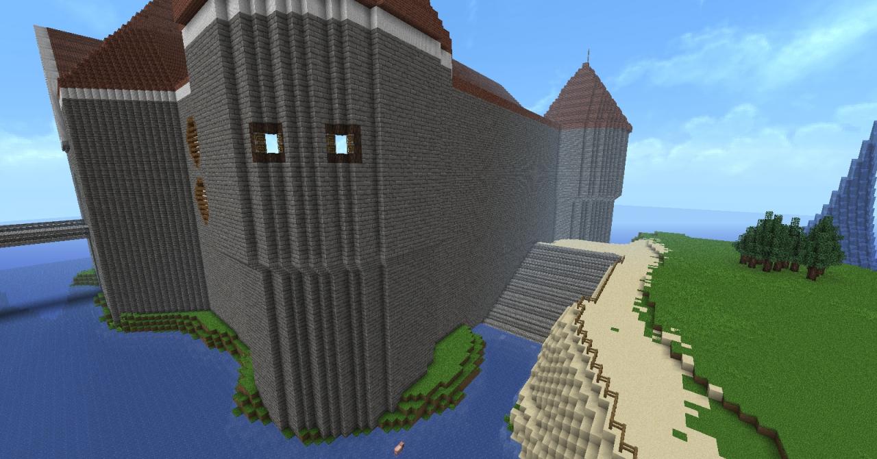 Princess Peach's Castle (Super Mario 64) Minecraft Map