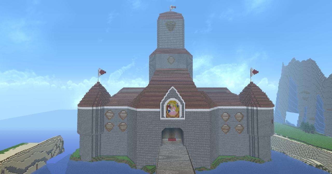 Princess Peach's Castle (Super Mario 64) Minecraft Map
