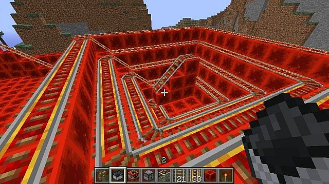 EPIC rollercoaster Minecraft Map