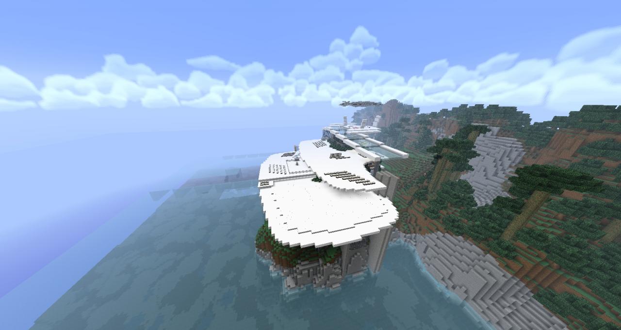 White Sea Mansion (inspired by Stark mansion) Minecraft Map