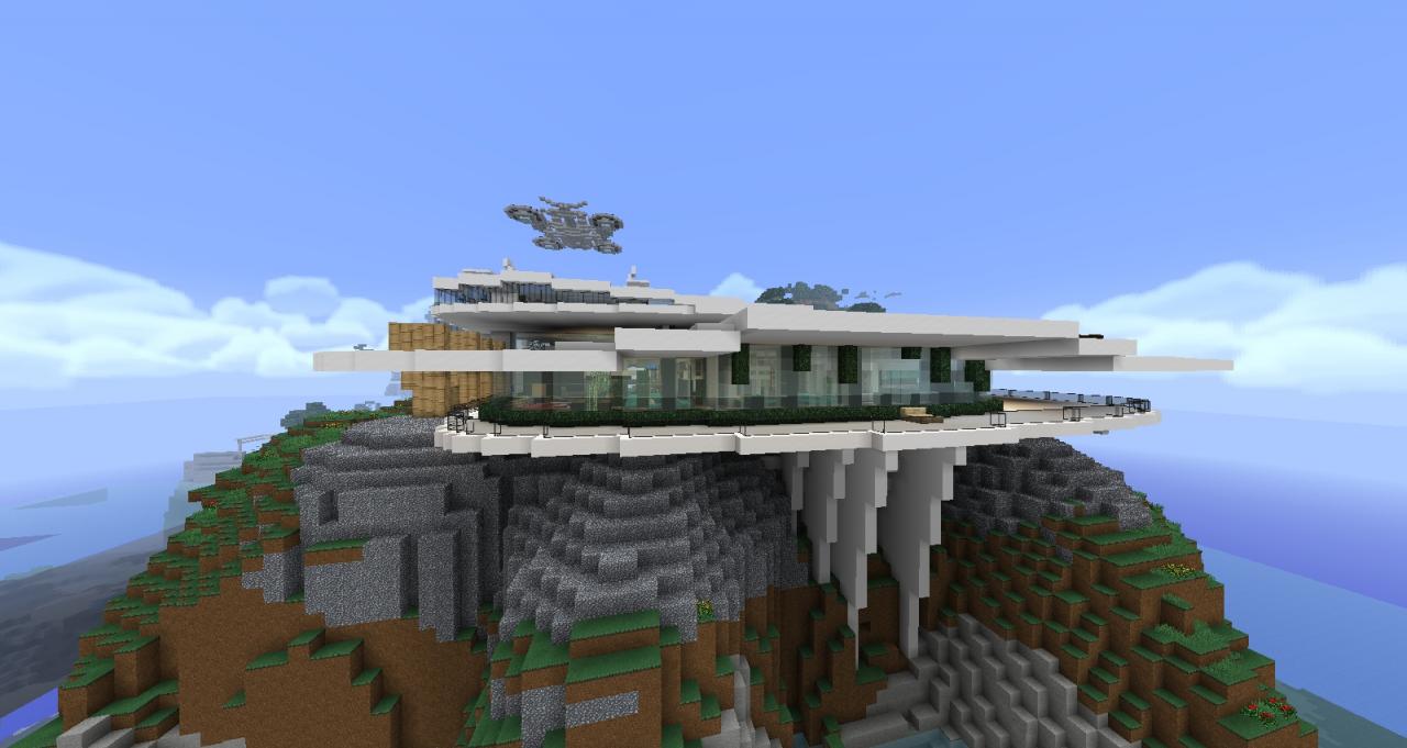 White Sea Mansion (inspired by Stark mansion) Minecraft Map