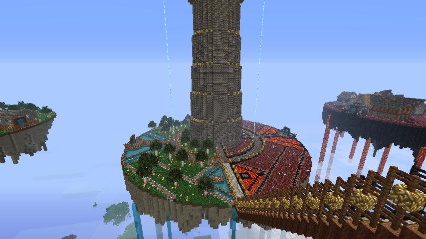 Tower of Conjoined Deities. Minecraft Map