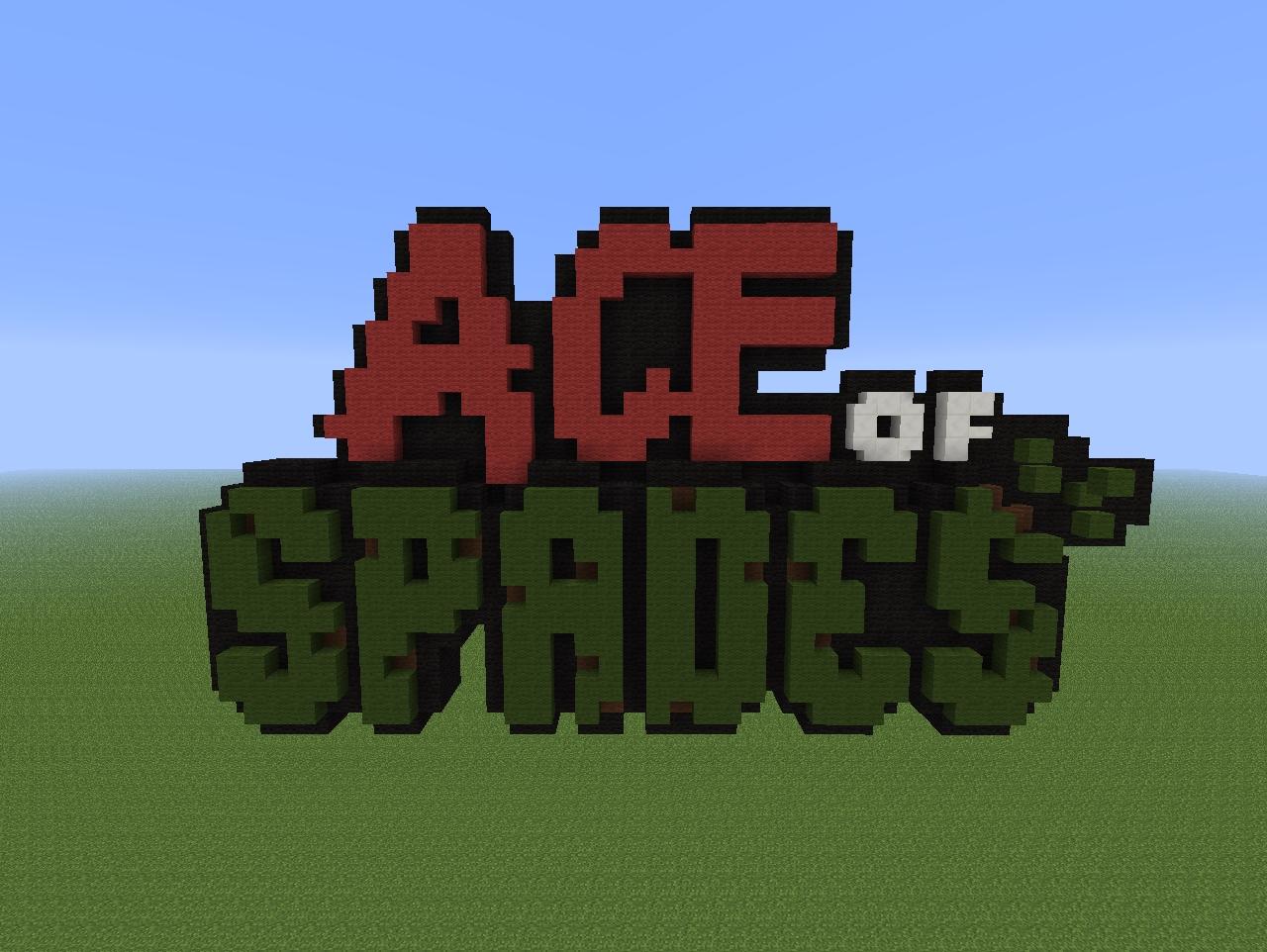 Ace of Spades Logo Minecraft Map
