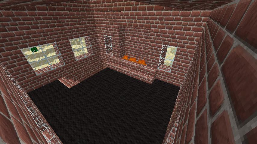 Brick-Fire house Minecraft Map