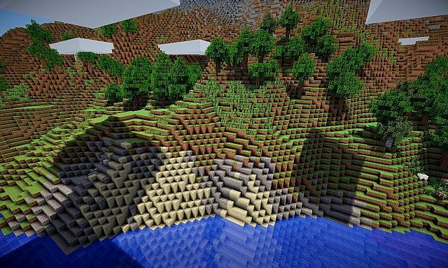 Beautiful Mountains Minecraft Map
