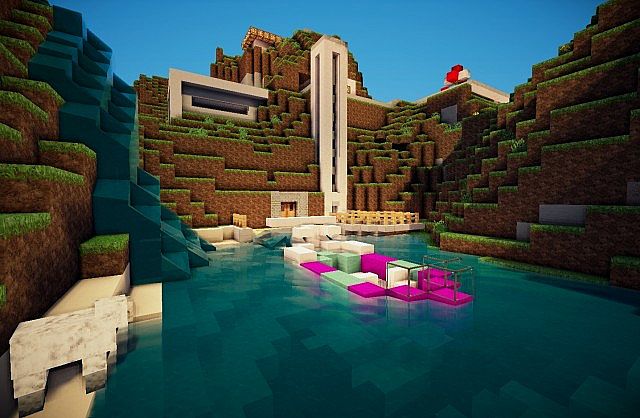 Modern Mountain Condo Minecraft Map