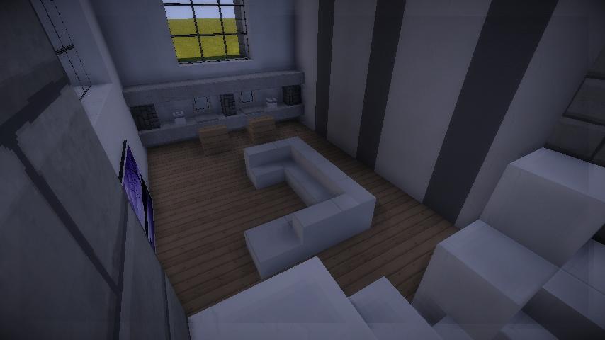 Modern house Minecraft Map