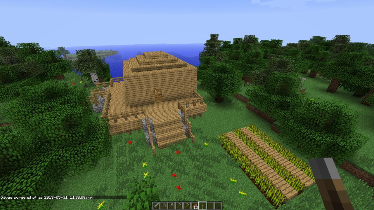 Let's Build a Minecraft House+Download Minecraft Map