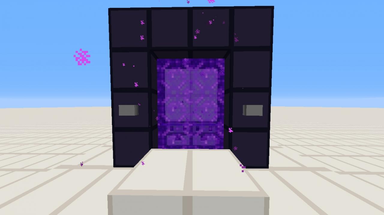 Tiny toggle-able Nether Portal Minecraft Map