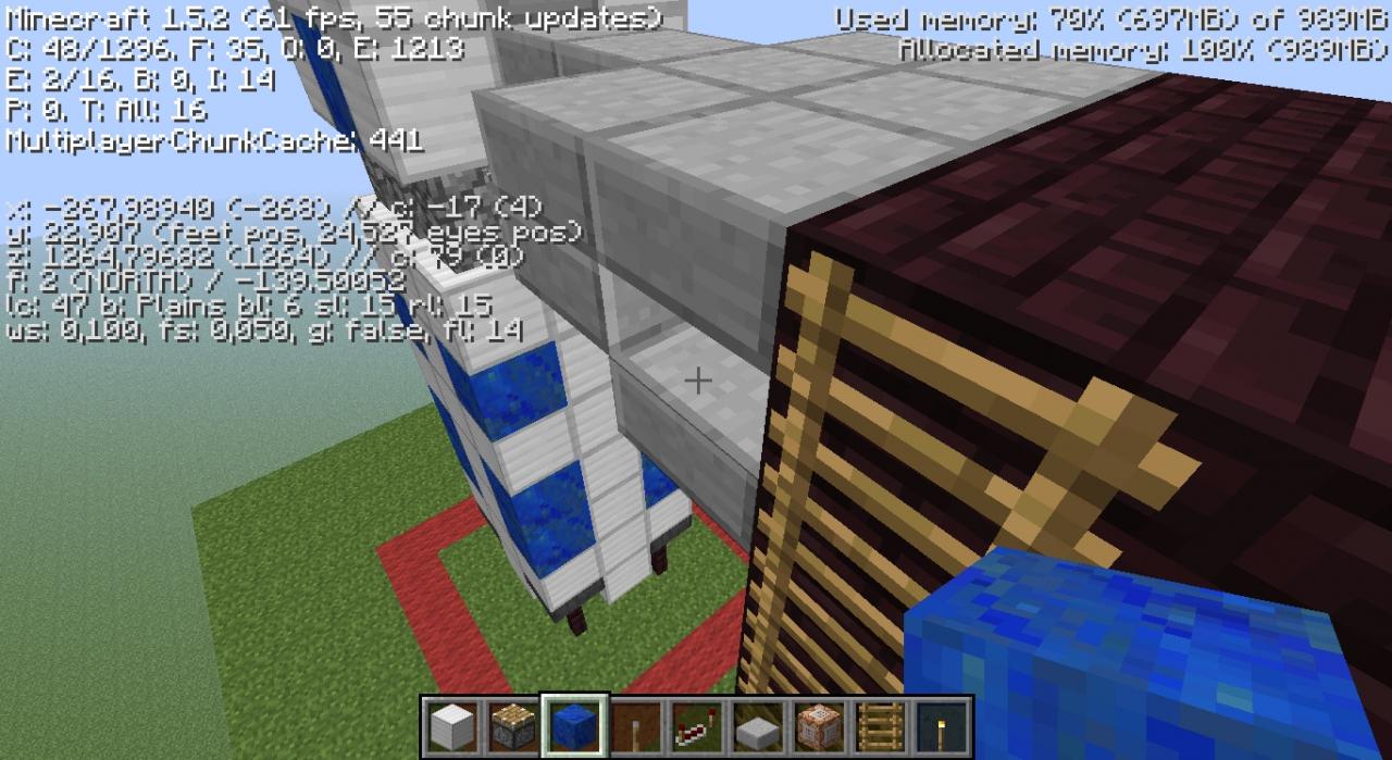Cube1411's Launch Base [real working rocket!] Minecraft Map