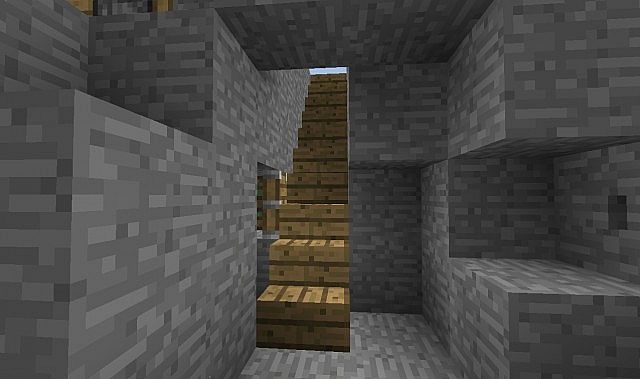Hidden Redstone Stairs Minecraft Map