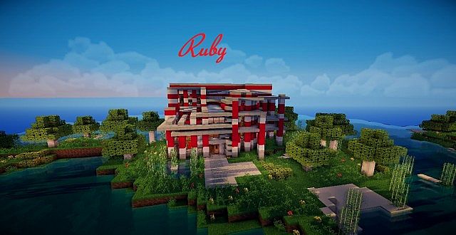 Ruby:modernHouse Minecraft Map