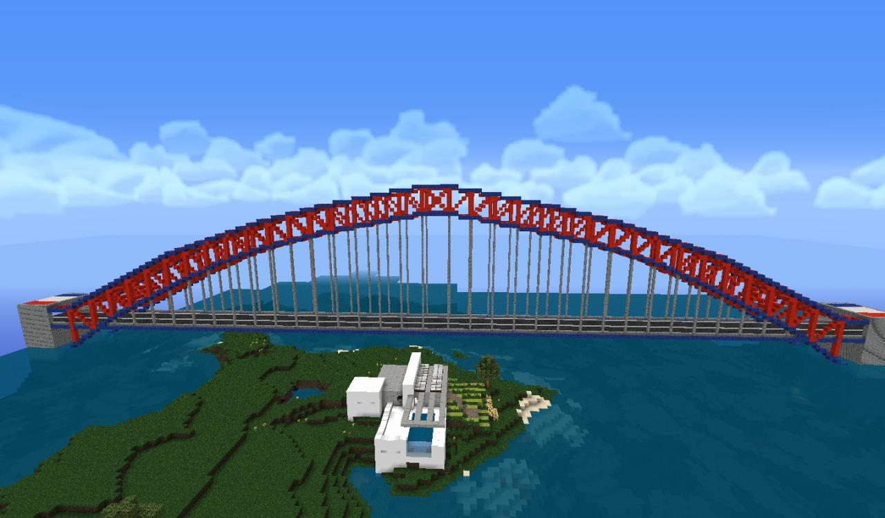 arch bridge ( WOK ) Minecraft Map