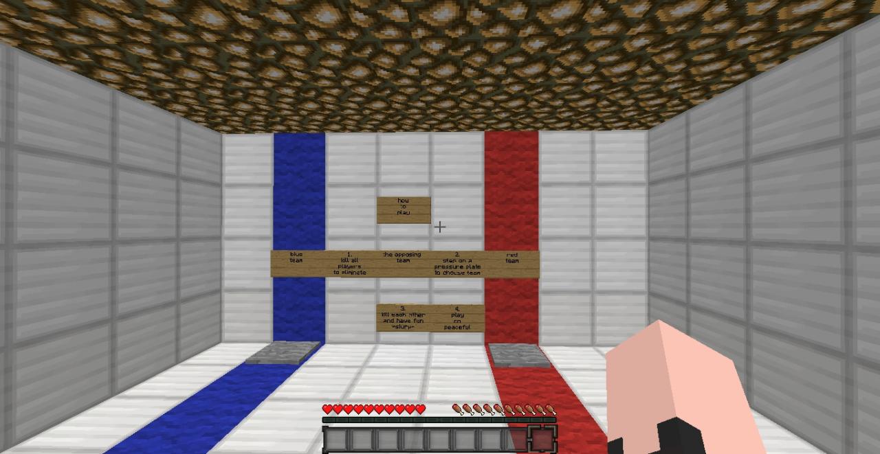 minecraft red vs blue minigame Minecraft Map