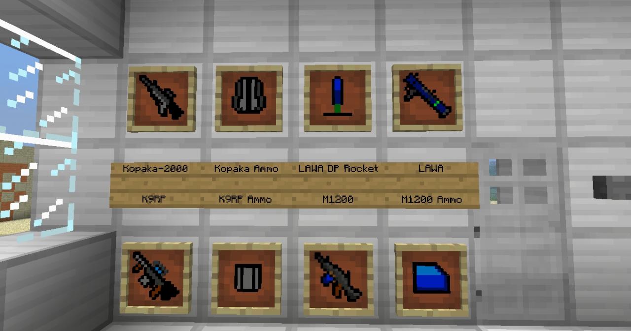 Flans Mod Future Weapons Package Minecraft Mod