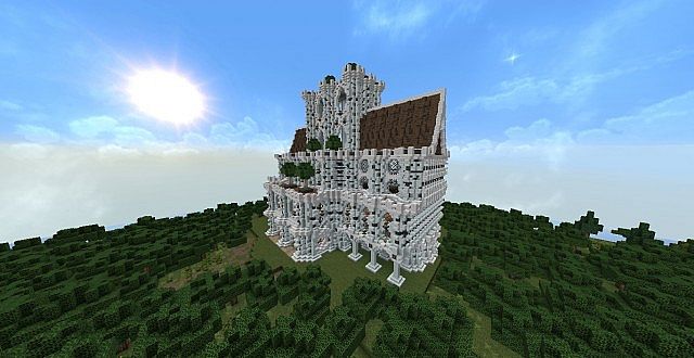 The White Palace ~ Over 30000 Blocks! Minecraft Map