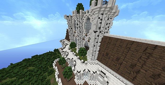 The White Palace ~ Over 30000 Blocks! Minecraft Map